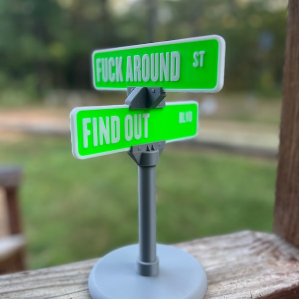 3d Printed Street Sign - Etsy