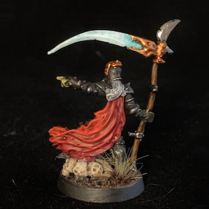 Female Human Death Knight Miniature - Dungeons and Dragons, Pathfinder ...