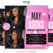 Editable May Booking Flyer May Hair Flyer, Spring Hair Deals, Beauty ...