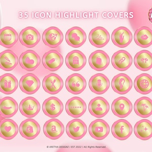 50 Instagram Highlight Icon & Text Cover Bundle, Instagram Highlight ...