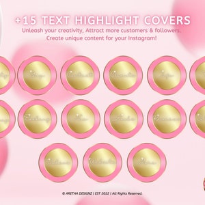 50 Instagram Highlight Icon & Text Cover Bundle, Instagram Highlight ...