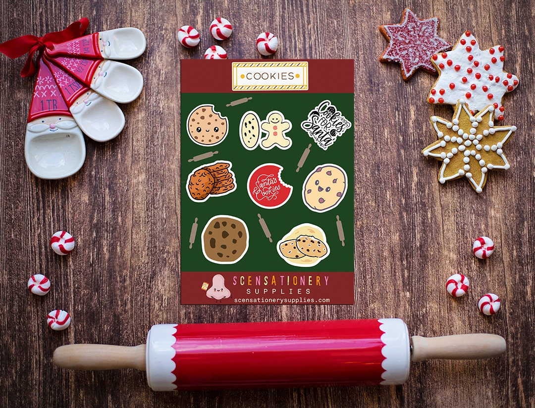 Cookie Dough Scented Scented Sticker Sheet - Etsy