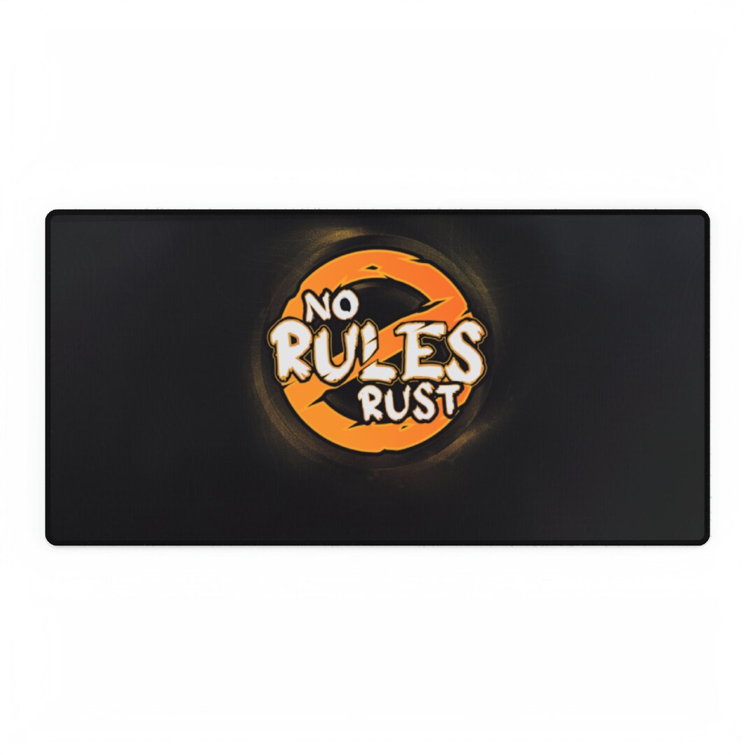 No Rules Rust Desk Mat - Etsy UK