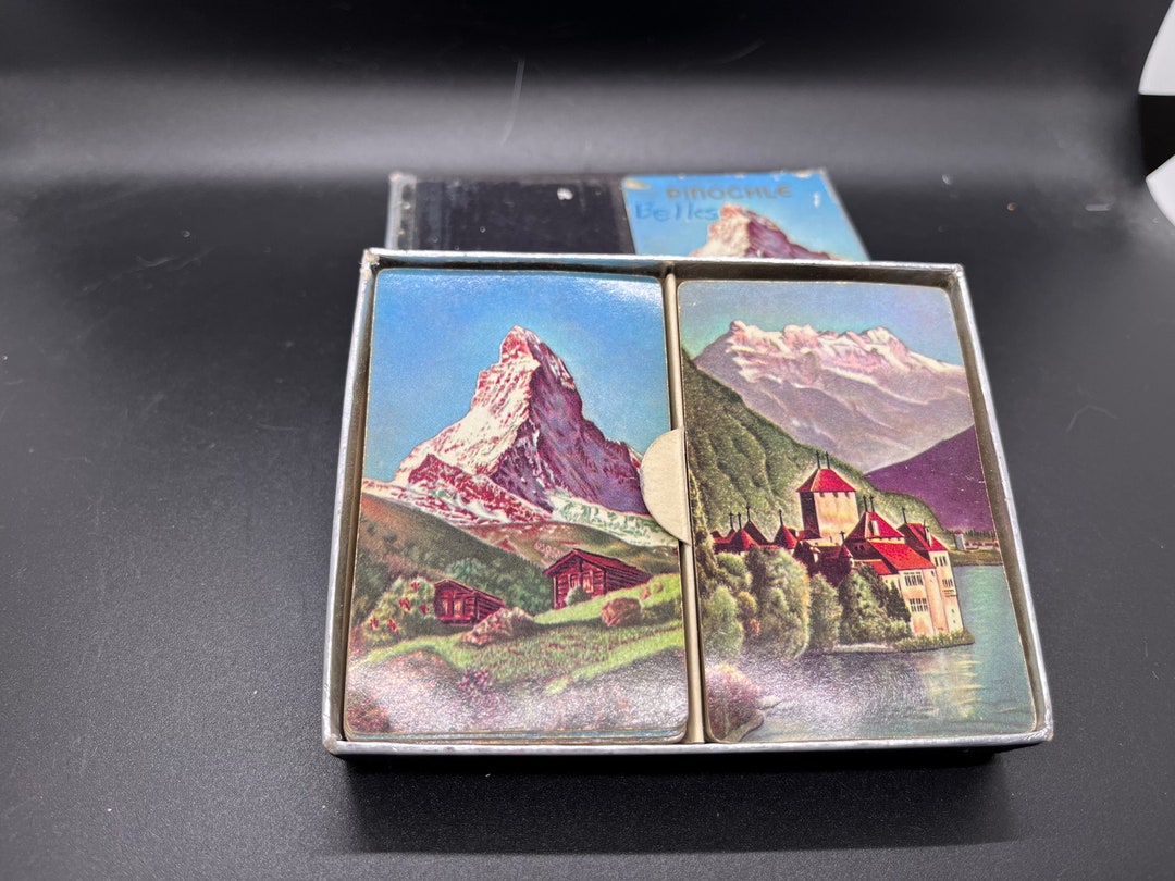 Vintage Piquet Card Deck - Etsy