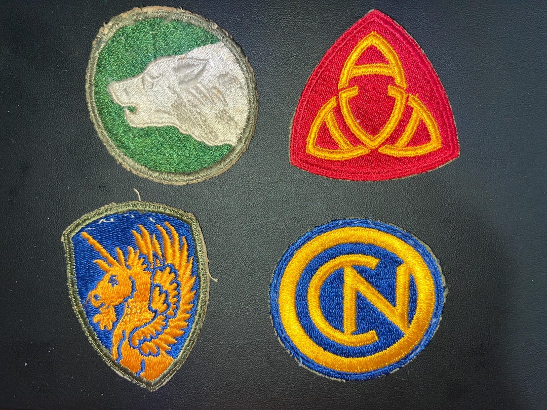 Four WWII Patches - Etsy