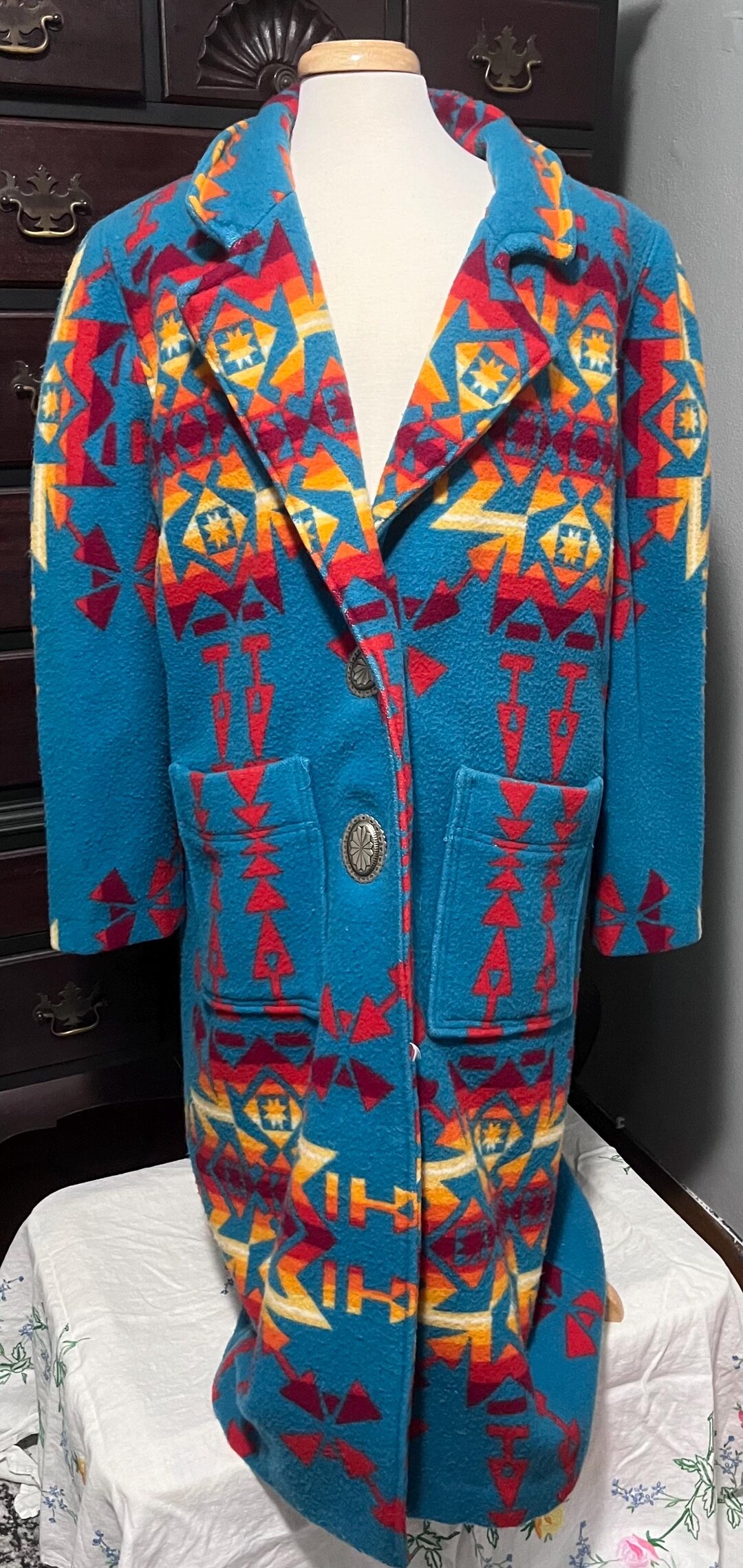 Vintage Pendleton Style Black Coat. Ca. 1960s - Etsy