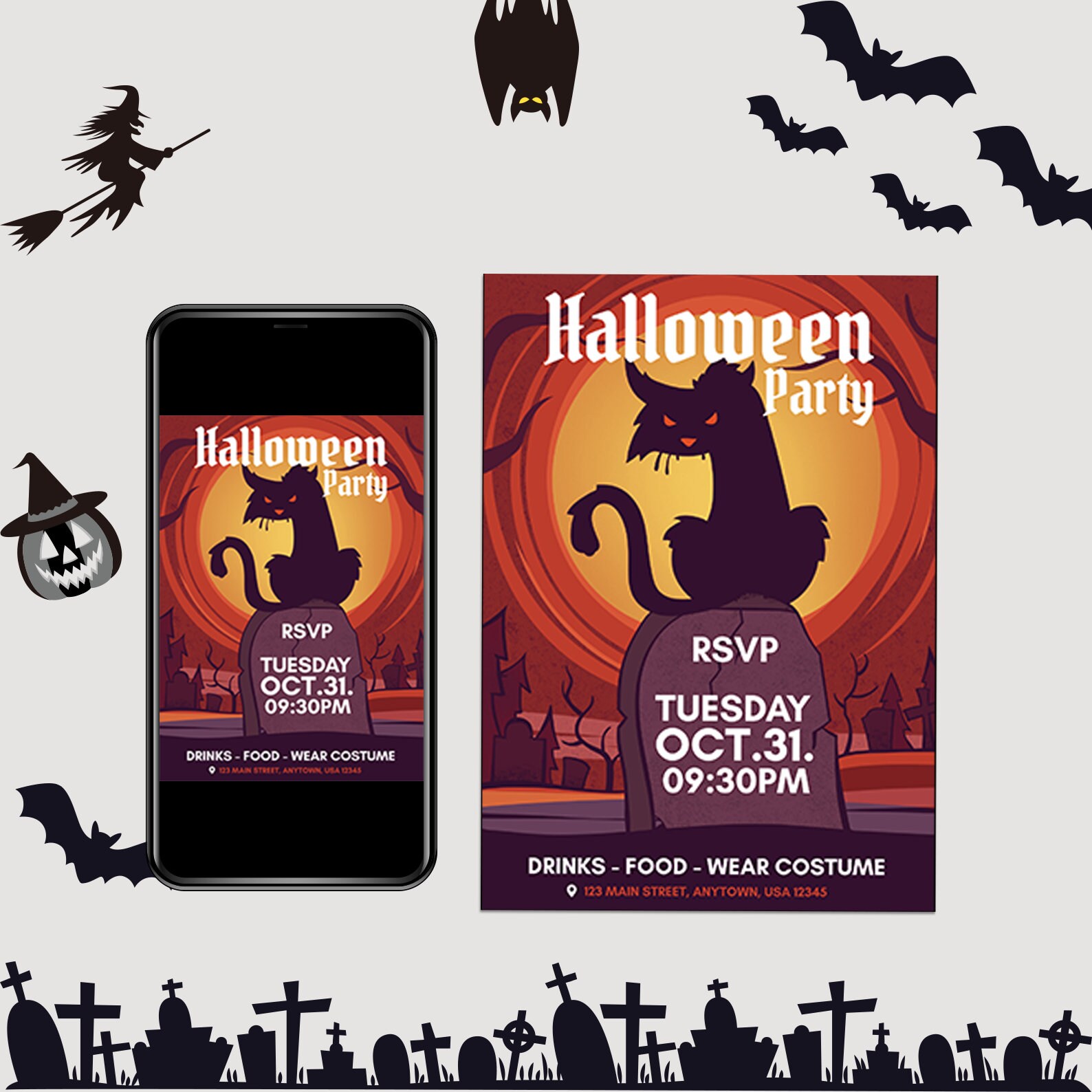 Spooktacular Halloween Cards Bundle: Get 3 for 1 Premium Halloween ...
