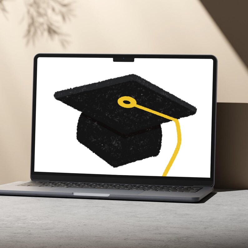 Graduation PNG Clipart Bundle - 7 Digital Illustrations for Sublimation ...