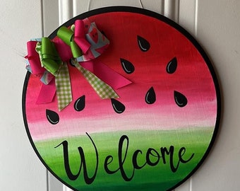 Welcome Watermelon 2 18 In - Etsy Canada