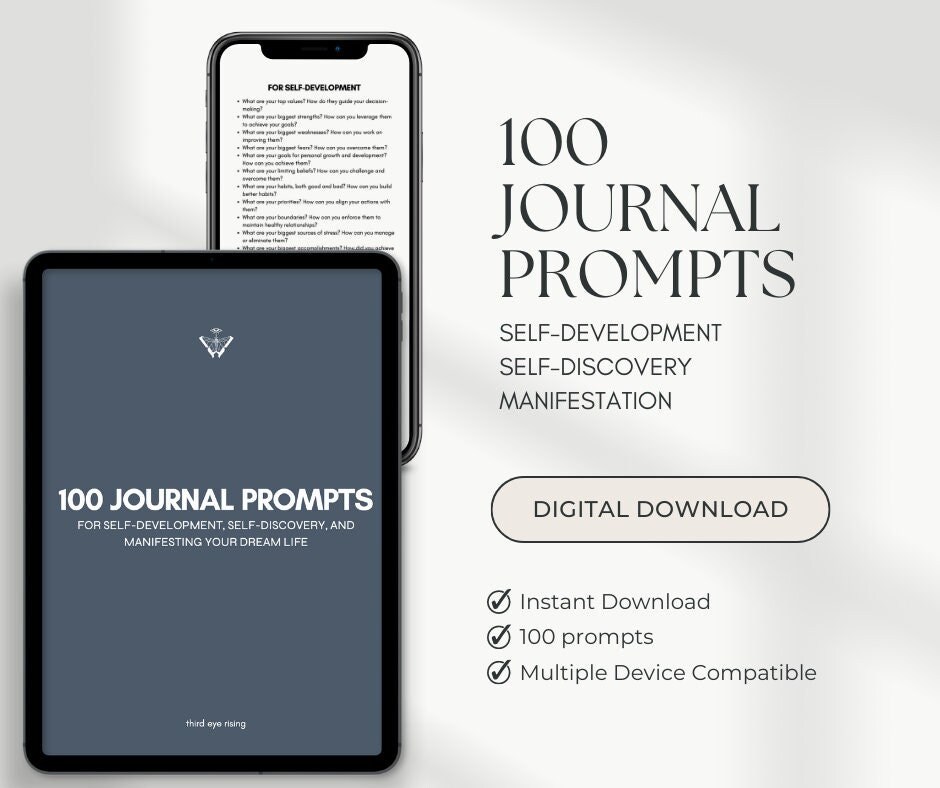 100 Journal Prompts for Self-development, Self-discovery, and ...