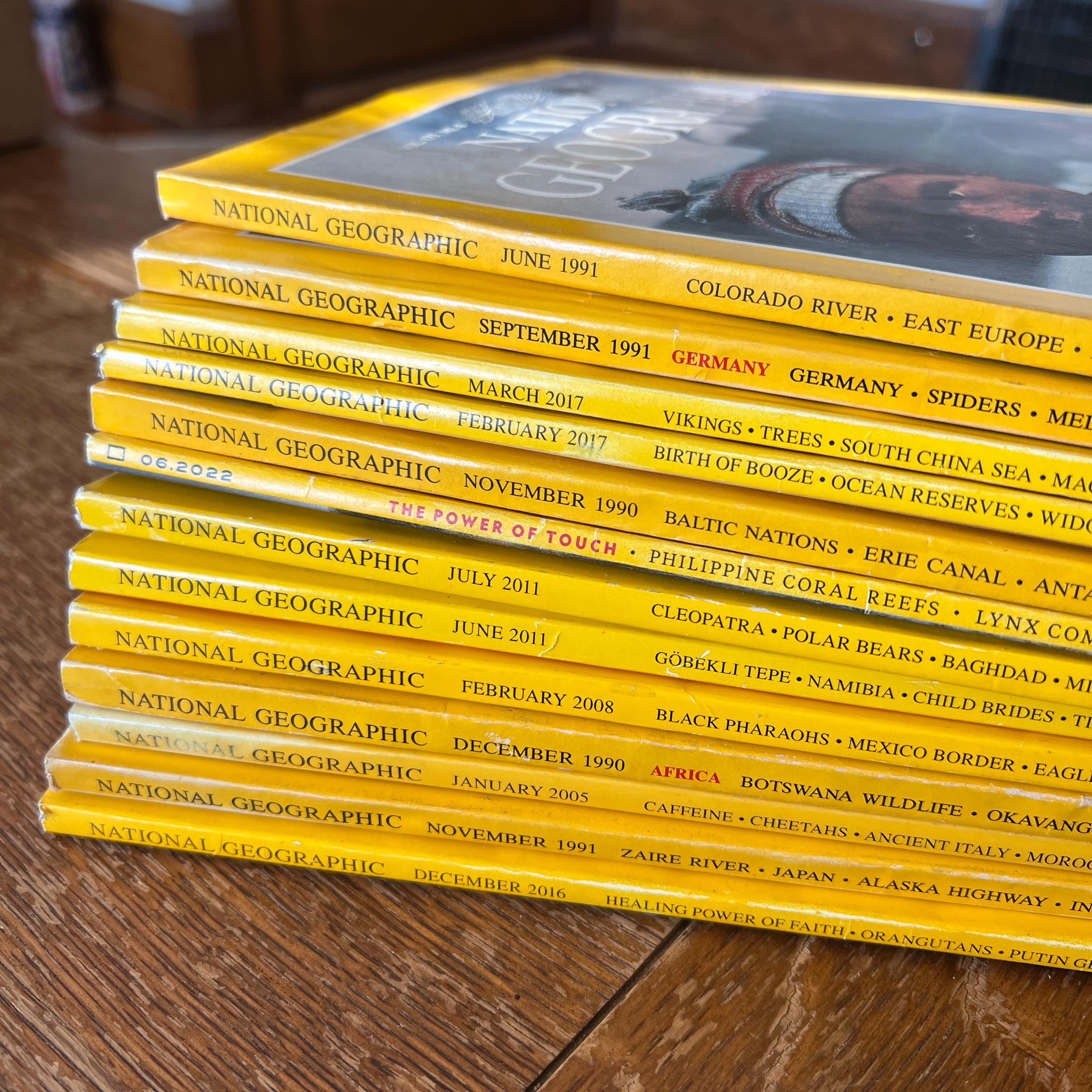 Lot of National Geographic Magazines From 1970s to 2020s. - Etsy