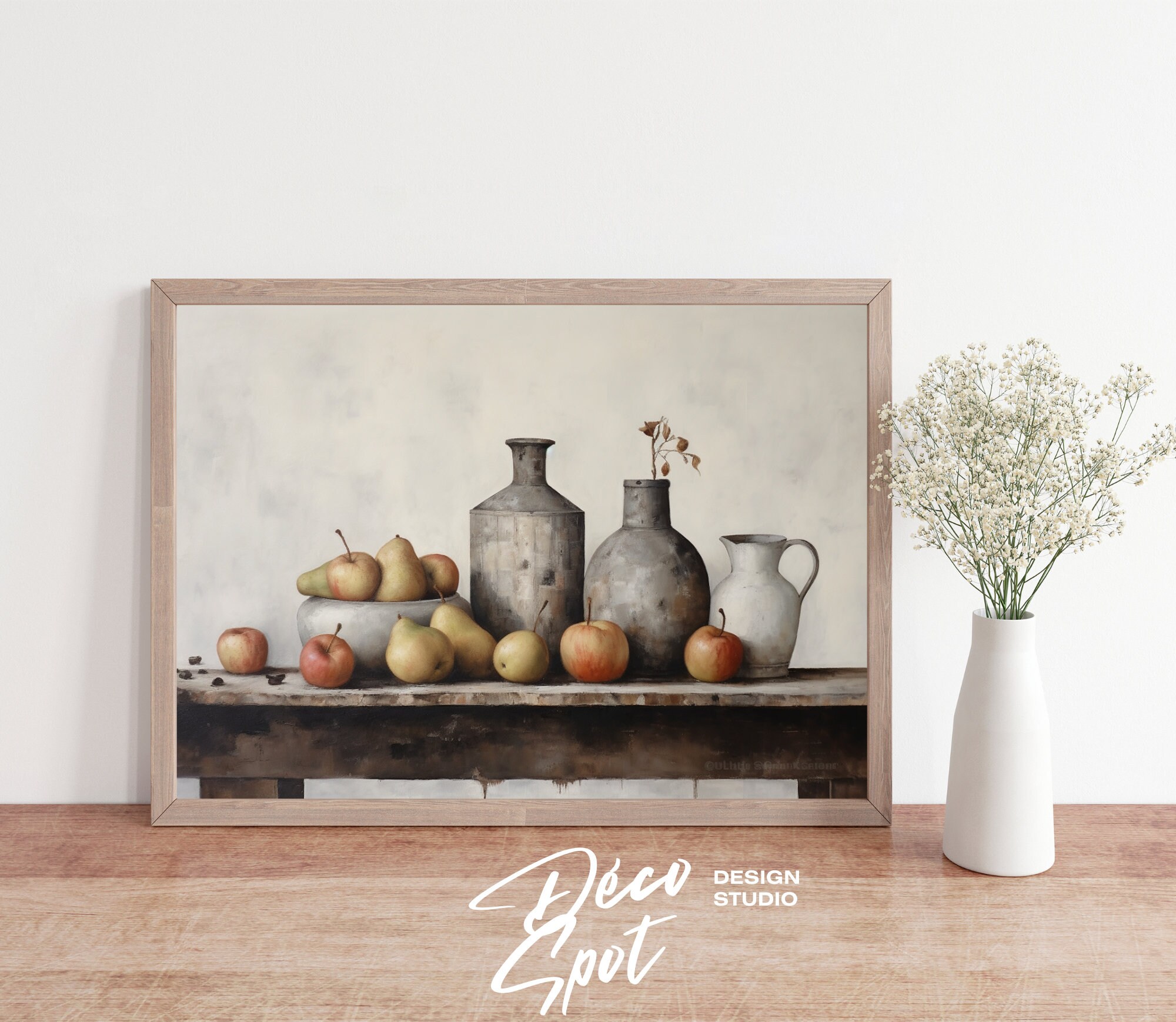 Classic Still Life Art Print Harvest Bounty Printable 229 - Etsy