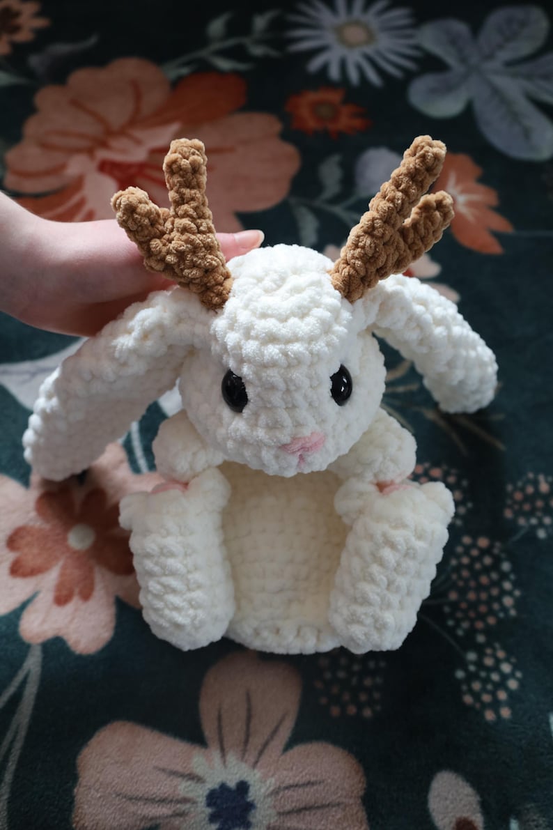Crochet Jackalope Snuggler - Etsy