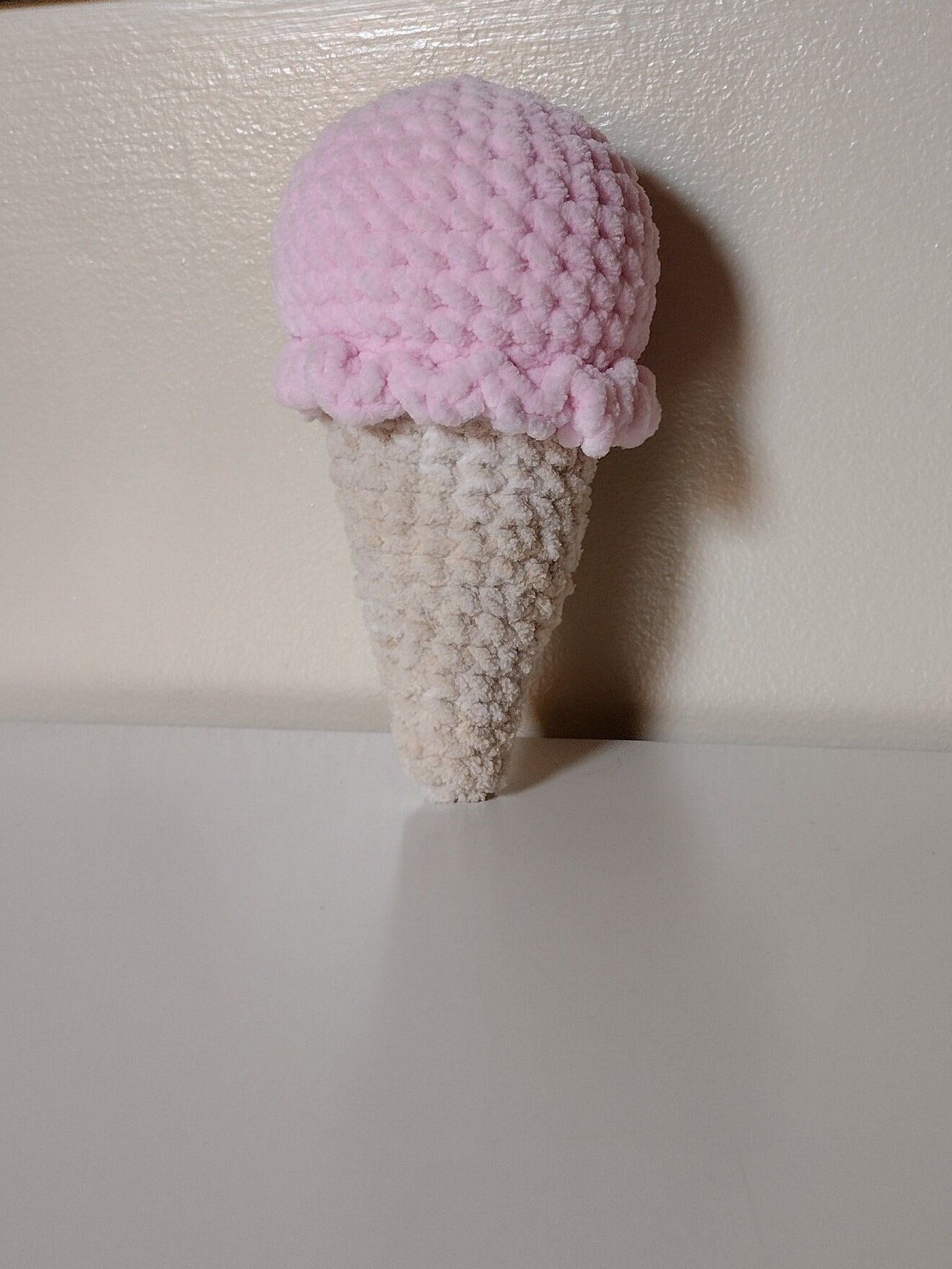 Jumbo Ice Cream Cone Plush - Etsy