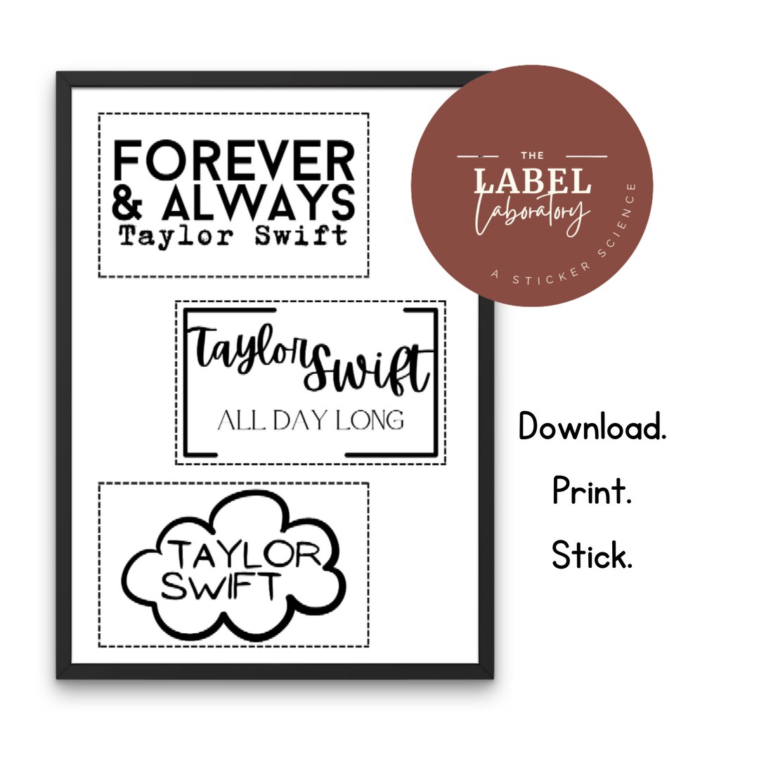 Taylor Swift Sticker Art Merch - Etsy