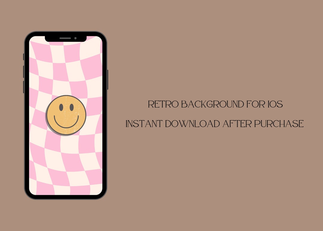 Retro Smiley Lock Screen for iPhone - Etsy