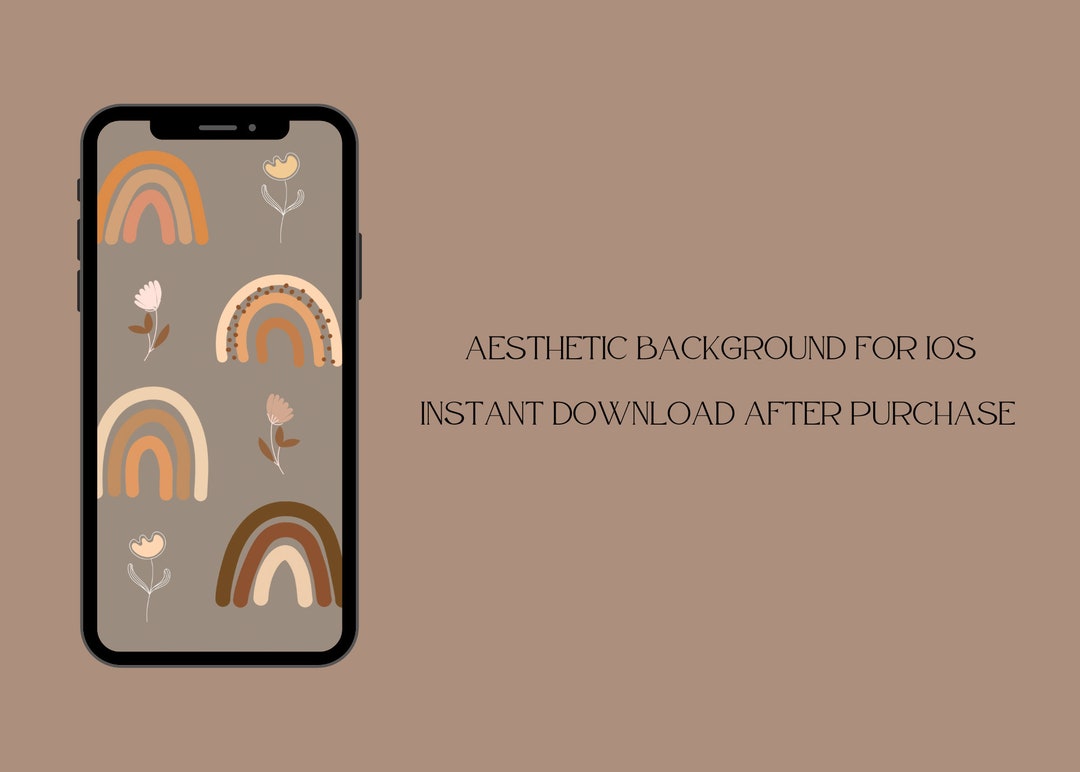 Aesthetic Rainbow Lock Screen for iPhone - Etsy