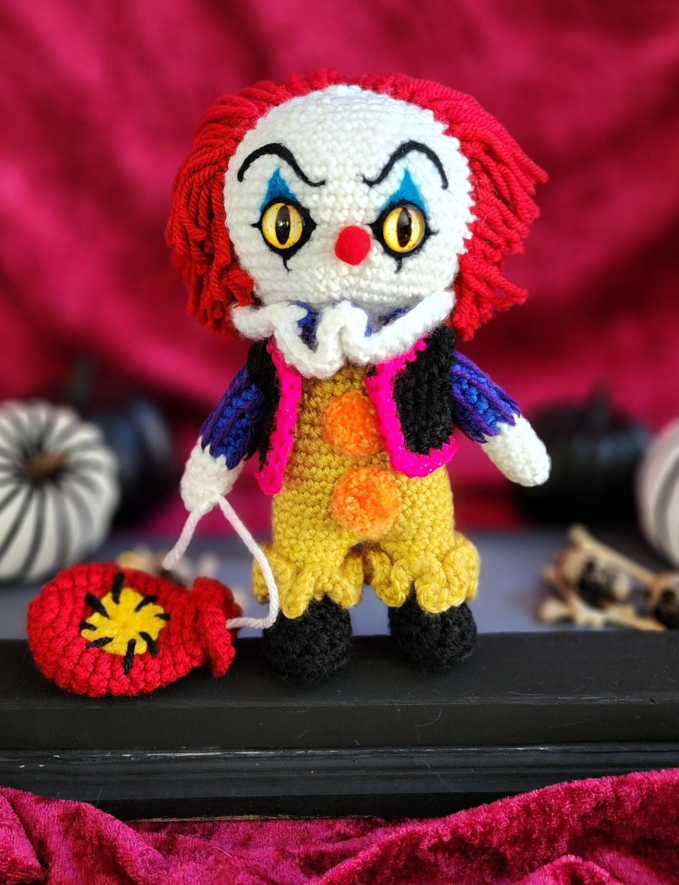 Mini Horror Killer Clowns Collectable Art Dolls Plush Stuffy - Etsy