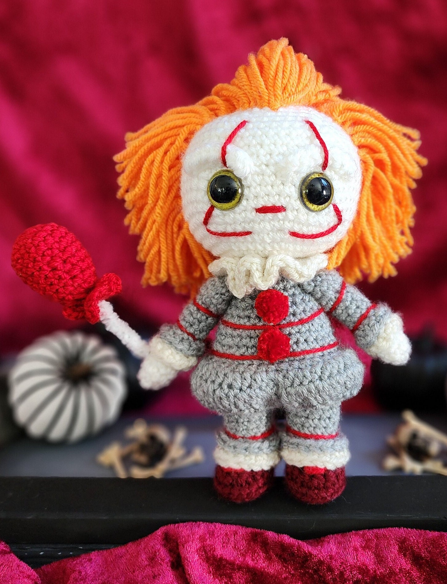 Mini Horror Killer Clowns Collectable Art Dolls Plush Stuffy - Etsy