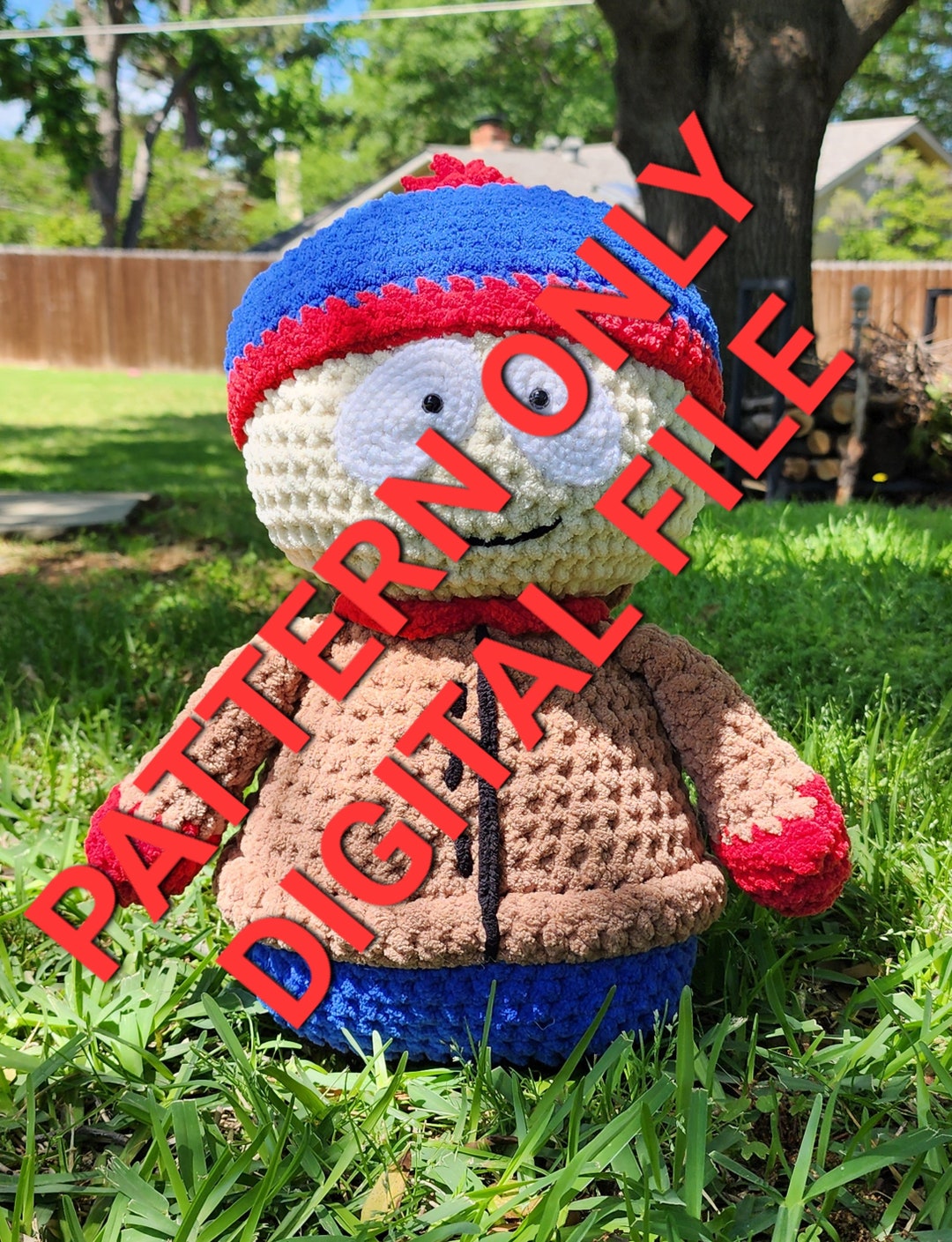 Barf Boy Crochet Pattern South Park Inspired Stan Plush Toy Doll - Etsy