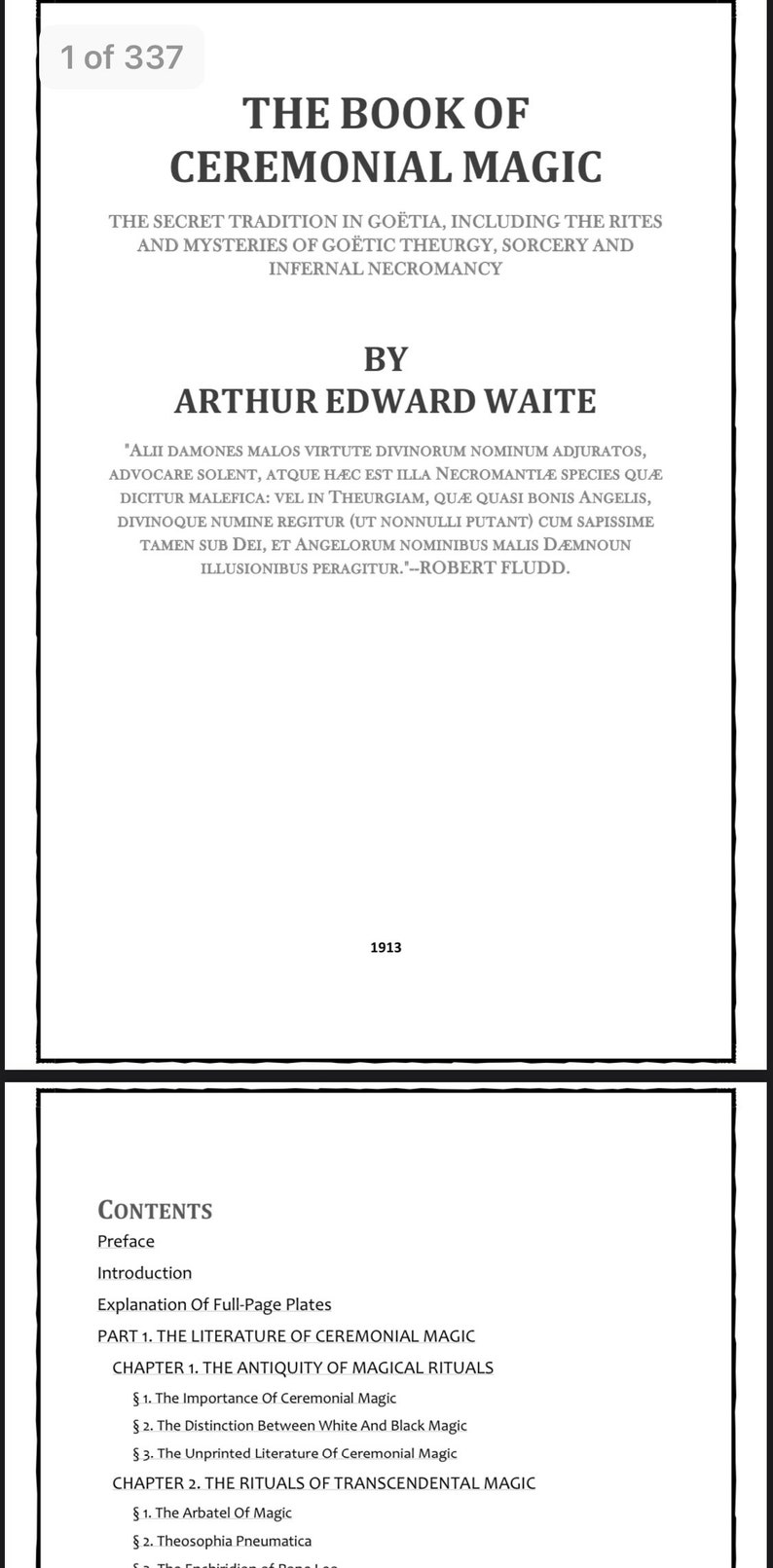 The Book of Ceremonial Magic, Vintage Books , Witchcraft, Magic, Tarot ...