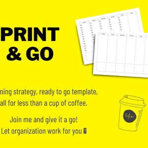 To Do Organizer by Mr Organized | to Do List Template and Effective ...