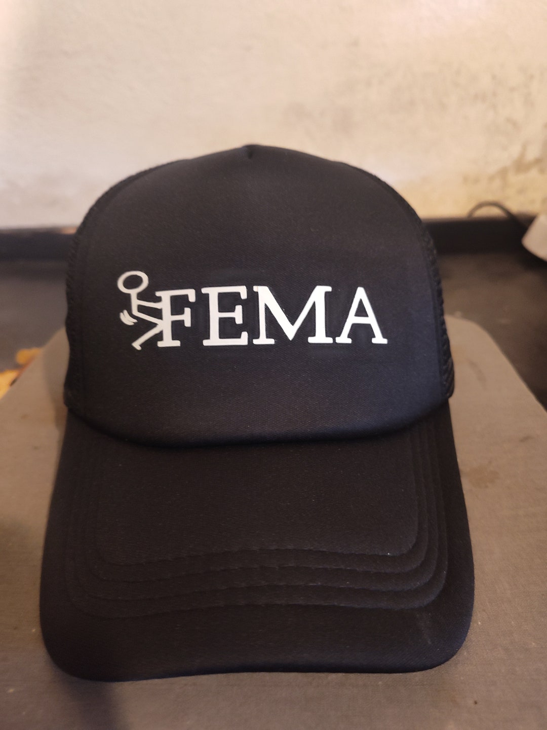 Funny F FEMA Trucker Snapback Hat - Etsy