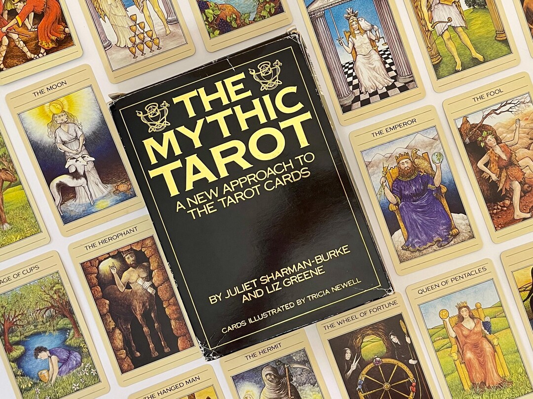 The Mythic Tarot by Juliet Sharman-burke & Liz Greene, Vintage Tarot ...