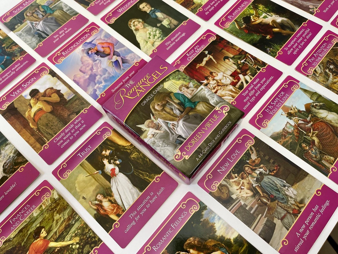 The Romance Angels Oracle Cards by Doreen Virtue Rare Tarot Cards Out ...