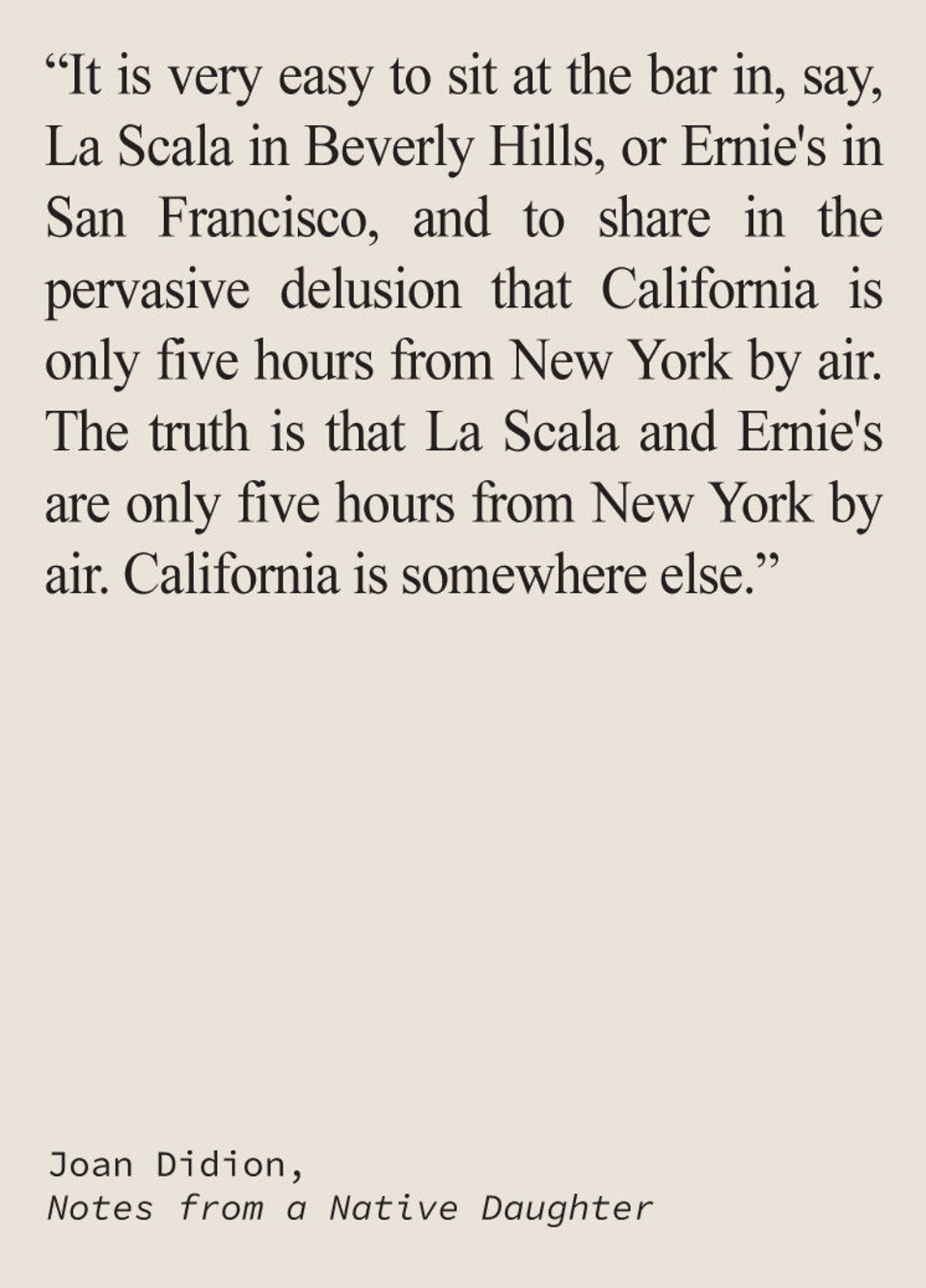 Joan Didion Poster Retro California Print Coastal California - Etsy