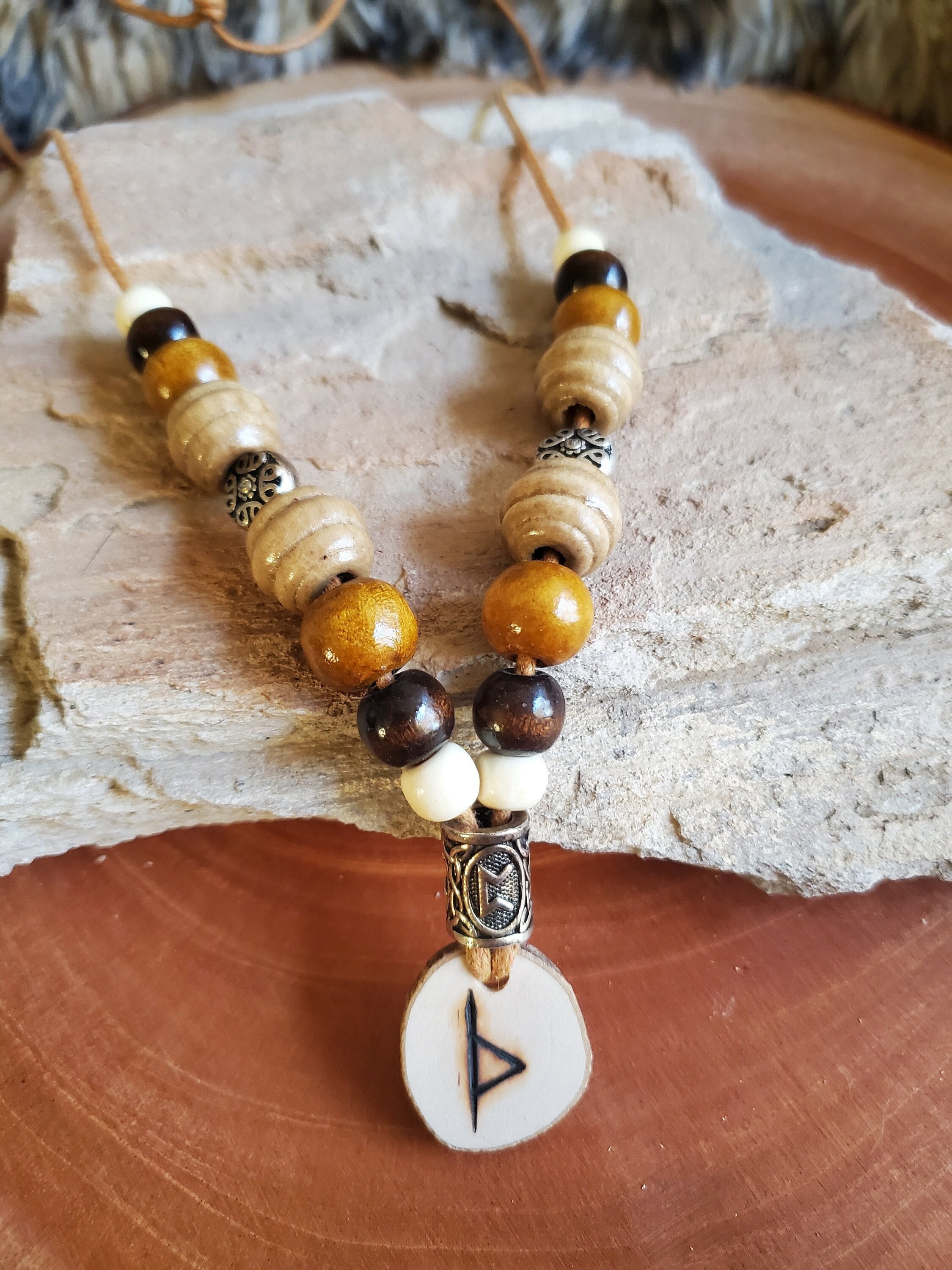 Norse Thurisaz & Perthro Rune Pendant Viking Rune Necklace - Etsy