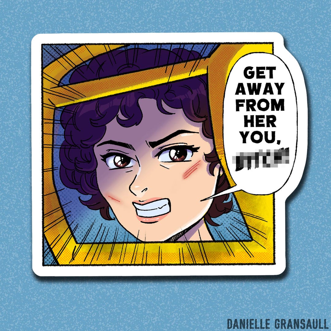 Ripley Sticker (aliens) | Badass Sci-fi Heroine Art | Inspired by the ...