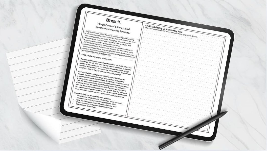 7 Stage Personal & Professional Development Plan In-depth Instructions ...