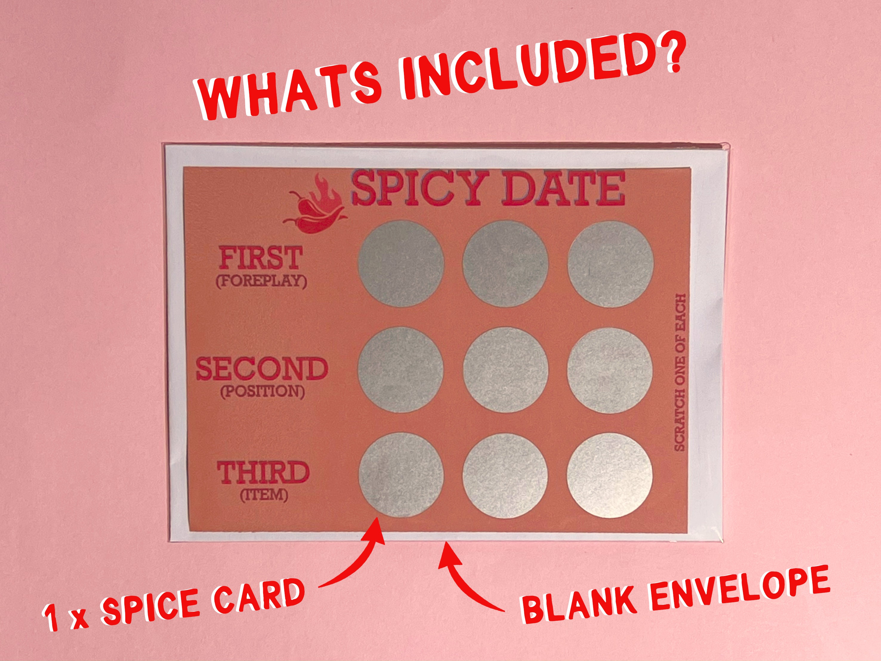 Spicy Scratch Card Date Night Card Adult Scratch Card Valentines Day ...