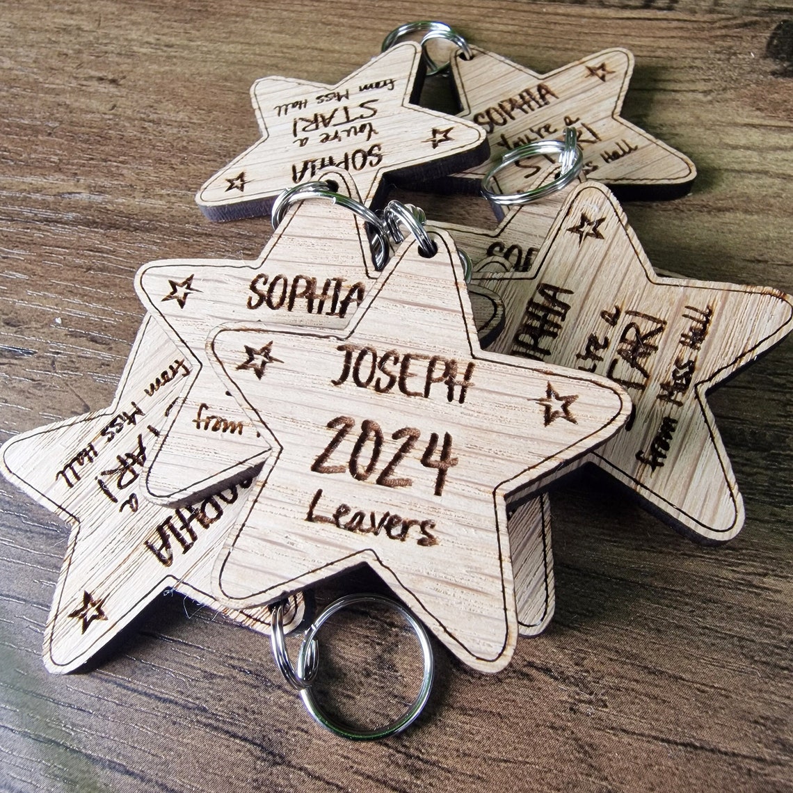 End of Year Term Gift From Teachers Personalised Wooden Star School ...