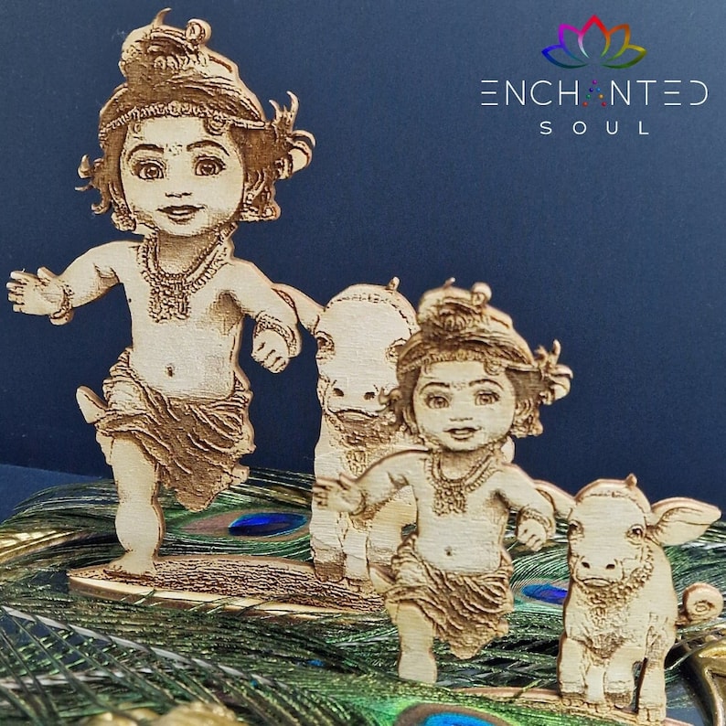 Baby Lord Bal Krishna for Weddings Janmashtami Diwali Navratri Goini ...