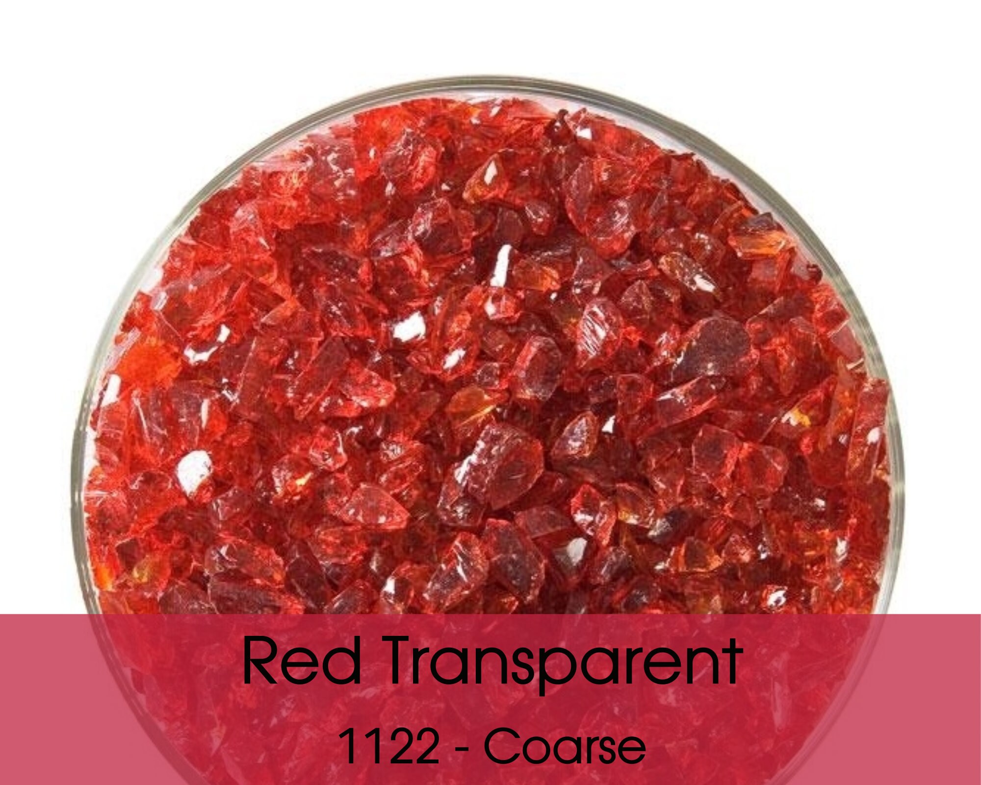 Red Transparent – 25g Bullseye COE90 – 1122 – Fused Glass Supplies ...