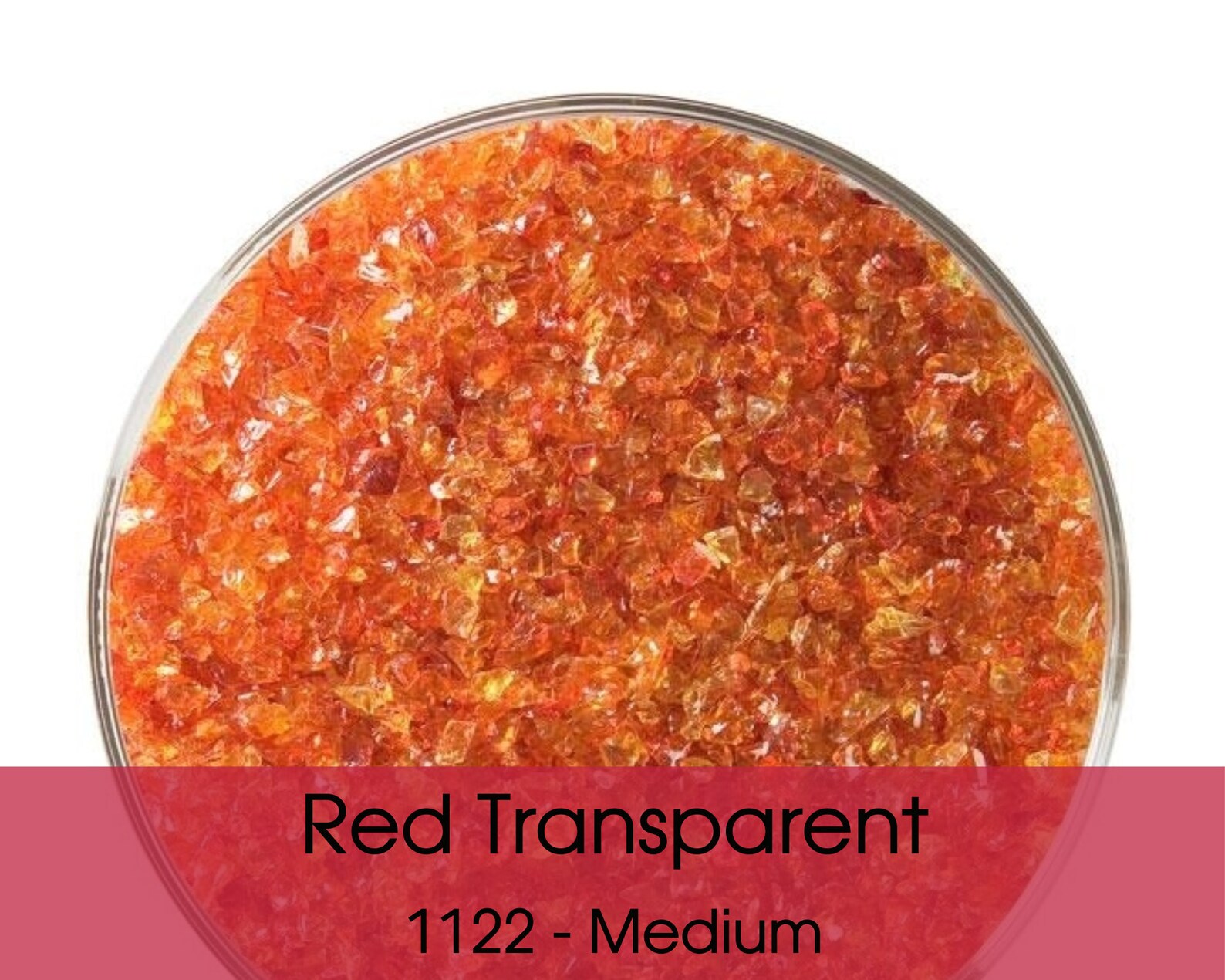 Red Transparent – 25g Bullseye COE90 – 1122 – Fused Glass Supplies ...