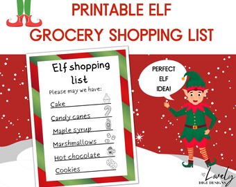 Elf Shopping List - Etsy