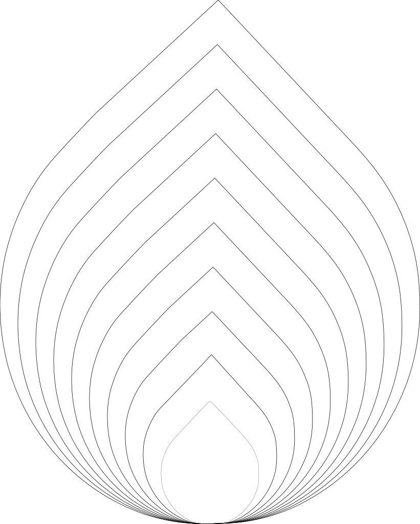 Cutting Template For Macrame Leaf Etsy