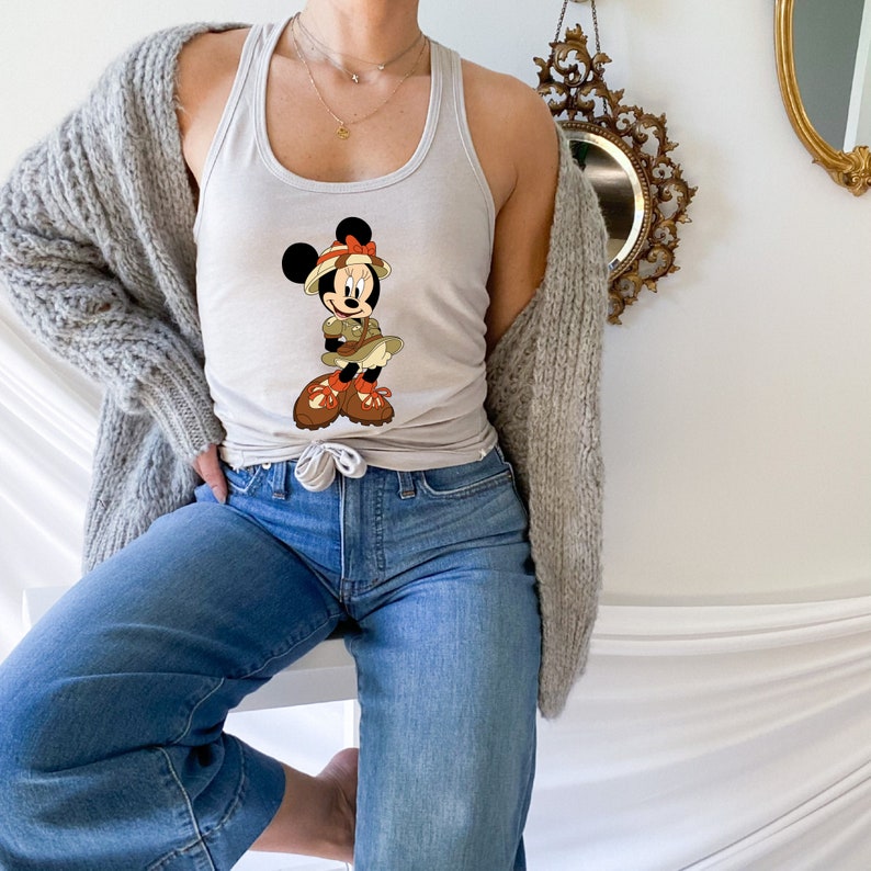Disney Animak Kingdom Tank, Disneyworld Women Minnie Racerback, Disney ...