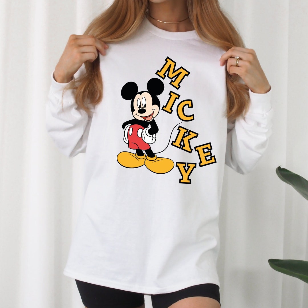 Disney Mickey Mouse Long Sleeve Shirt, Family Trip Tee - Etsy