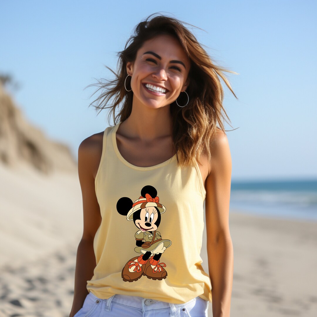 Disney Animak Kingdom Tank, Disneyworld Women Minnie Racerback, Disney ...