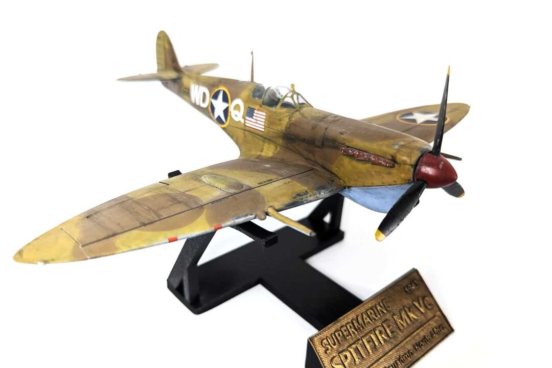 Pre-built and Painted, Revell Supermarine Spitfire Mk. Vc 1:48 Scale Model - Etsy