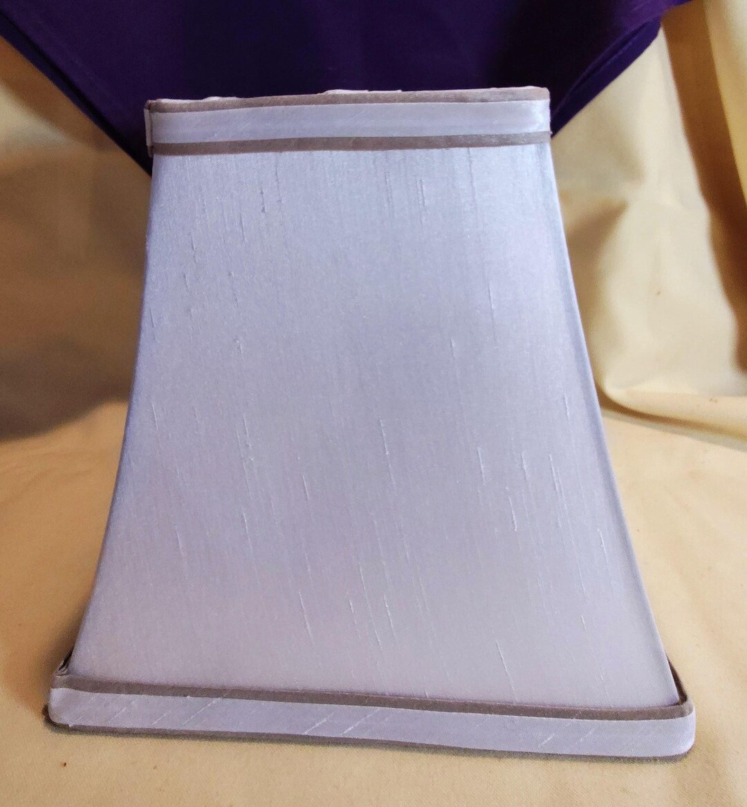 Beautiful 1980s White Fabric Lamp Shade - Etsy