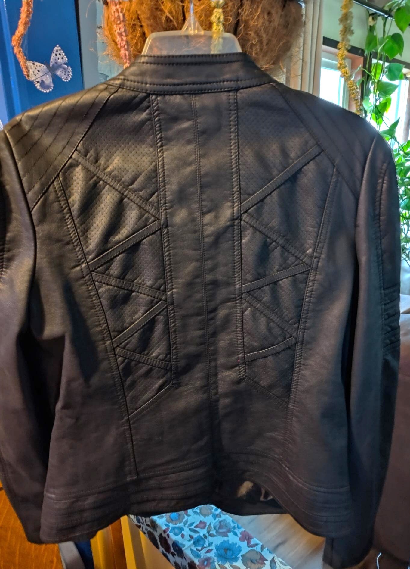 Vintage EUC Johnny Faux Leather Jacket. Women's Size L. Ships Free - Etsy