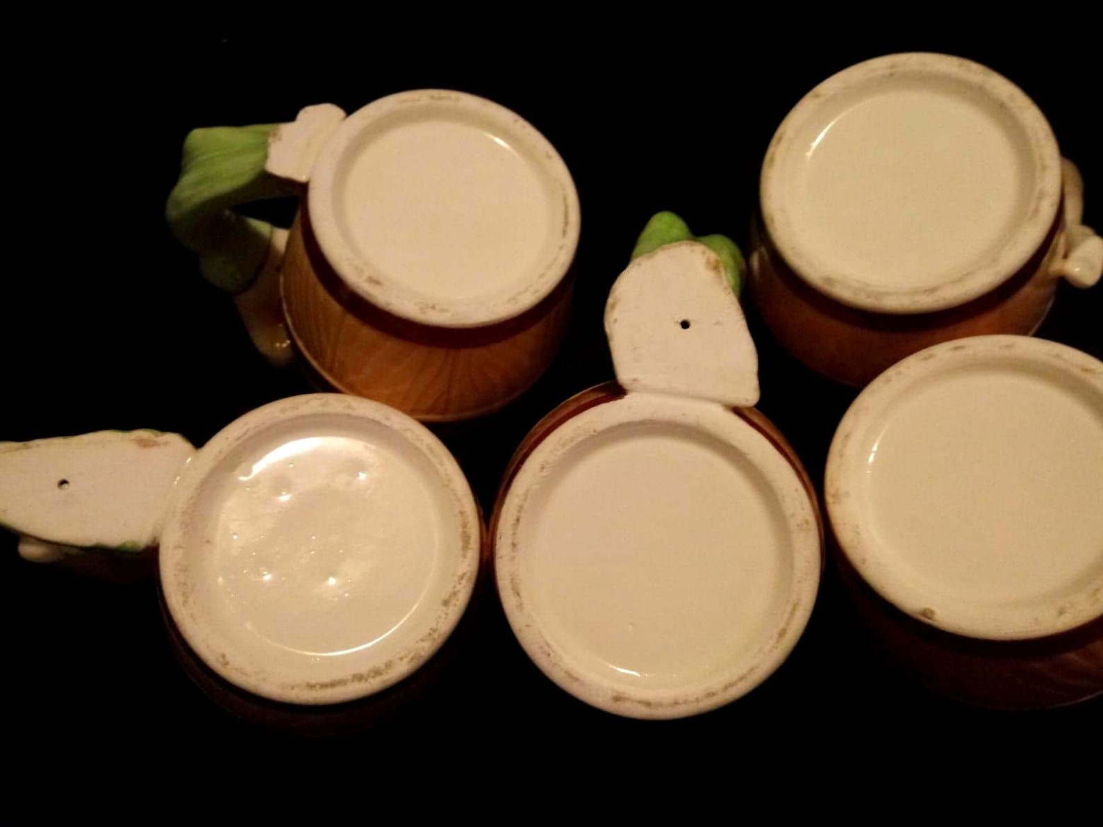 Set of 5 Vintage Risqué Ceramic Beer Barrel Mug. - Etsy