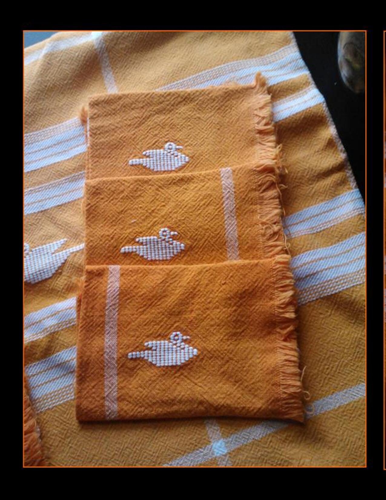 Vintage Tablecloth & Napkins Set Are From Panama Over 50 Yrs Old. SHIPS ...