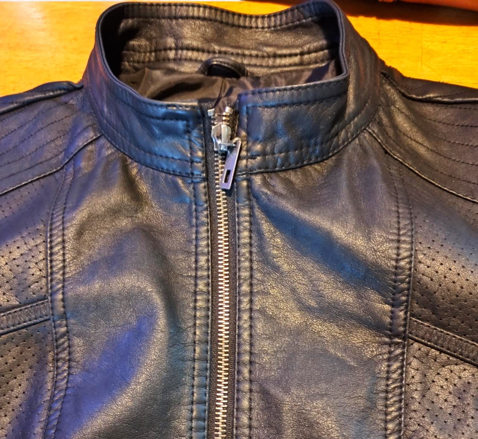 Vintage EUC Johnny Faux Leather Jacket. Women's Size L. Ships Free - Etsy