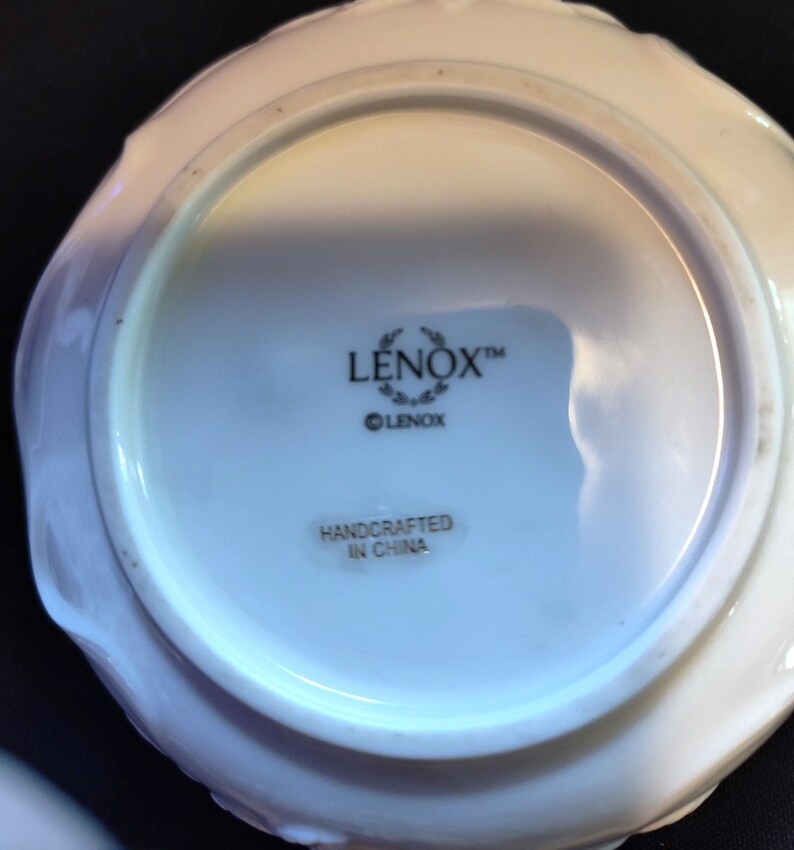 Vintage Lenox Small Porcelain Bowl/candy Dish. Embossed Roses & Gold ...